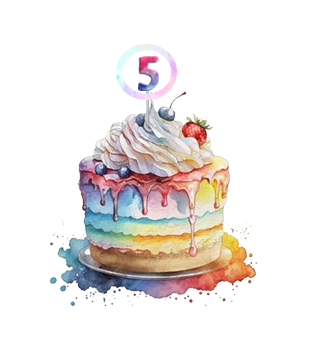 5th Birthday Cake Topper – Jiggles Party Store