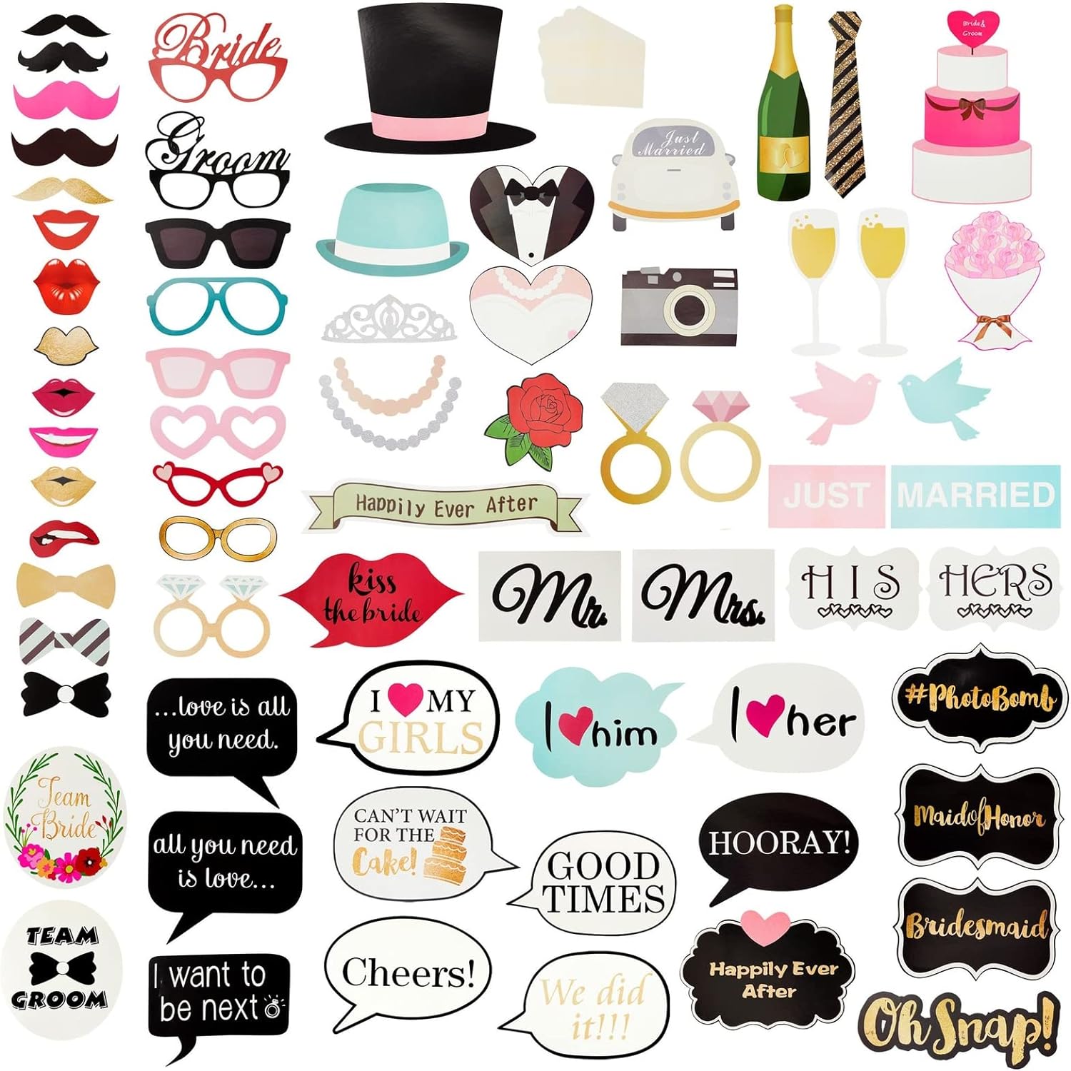 Photo Booth Props – Jiggles Party Store