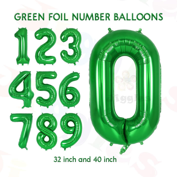 Foil Number Balloons - Mylar Foil Numbers 32 inch and 40inch Number ...