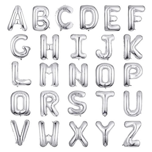 Foil Letter Balloons and Symbols - Mylar Foil Letter Balloons 16 and 18 ...