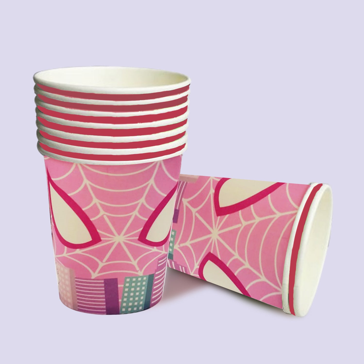 Superhero Theme Paper Cup – Jiggles Party Store