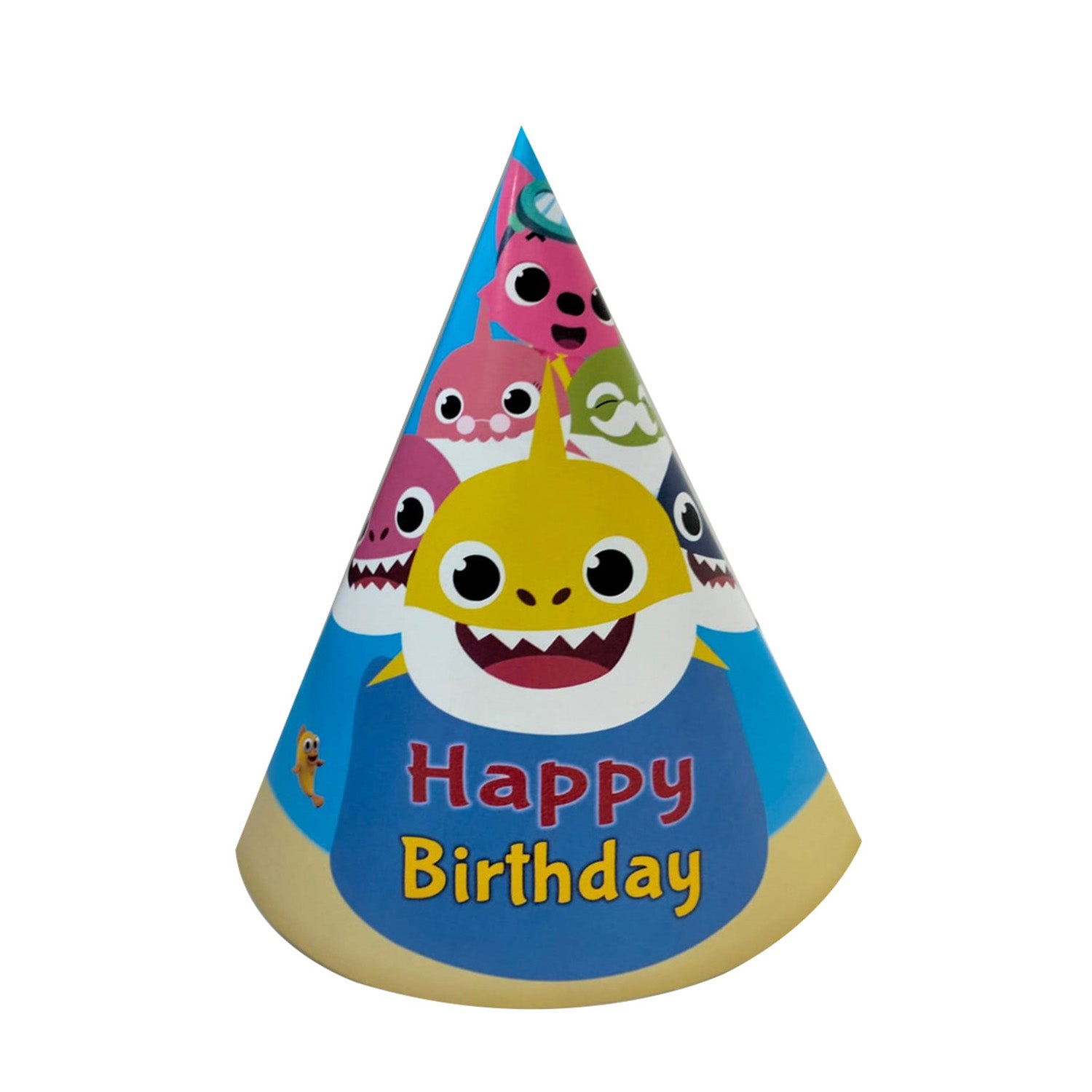 Baby Shark Theme Paper Hats – Jiggles Party Store