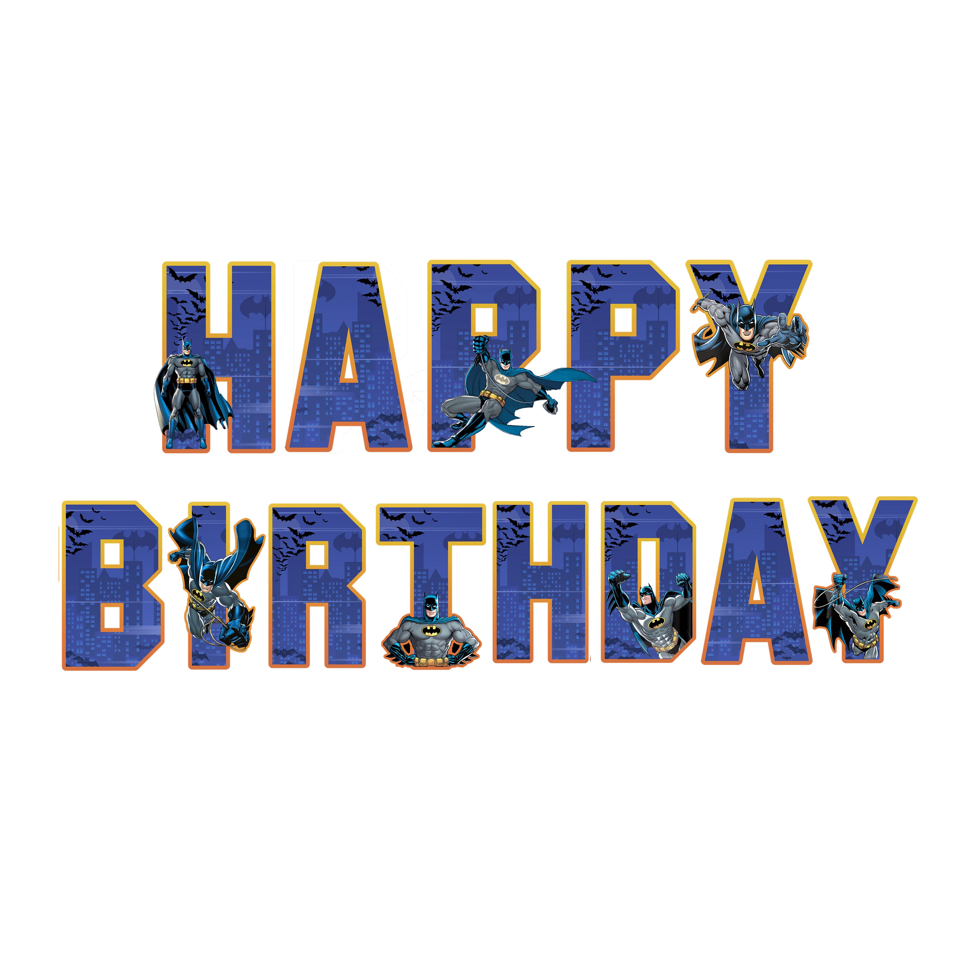 Customize Batman Banner – Jiggles Party Store