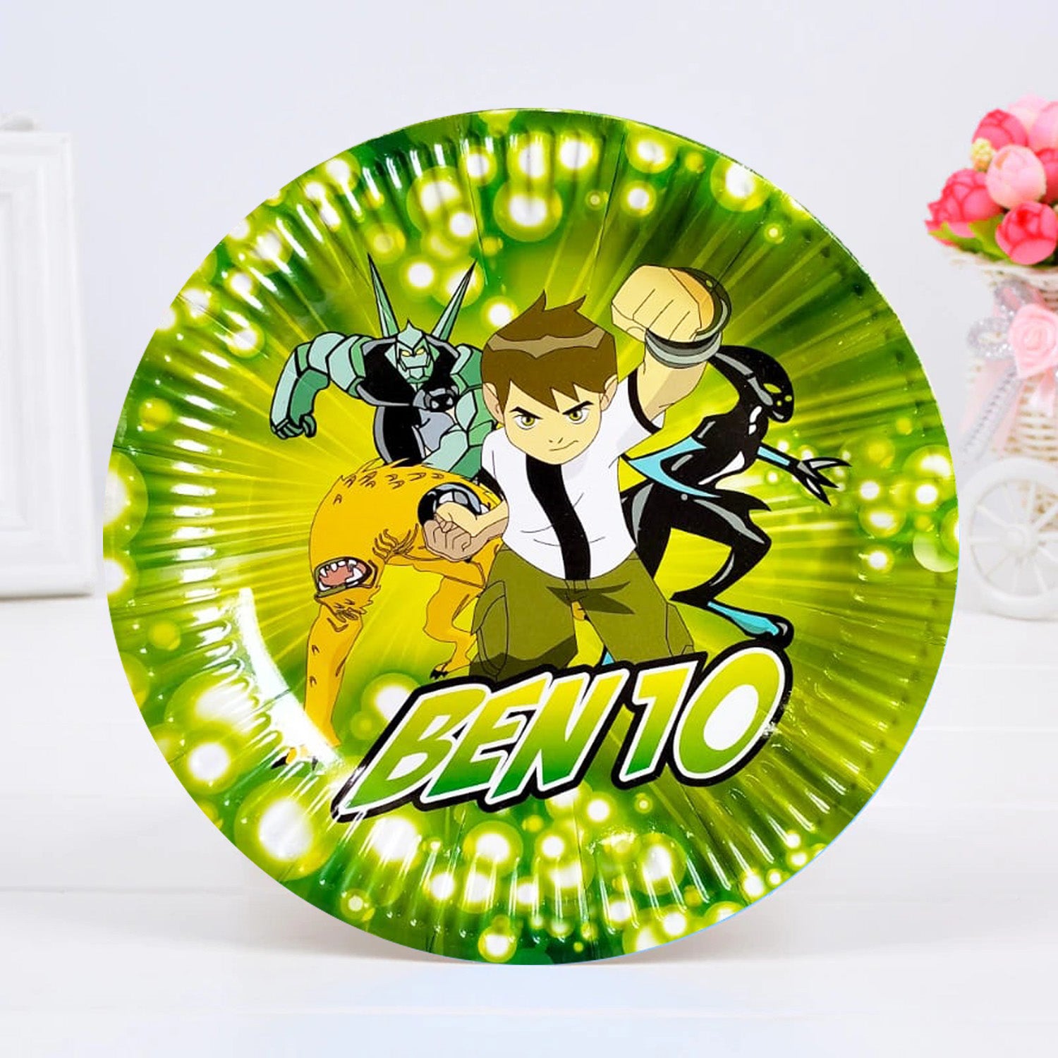 Ben 10 Paper Plates – Jiggles Party Store
