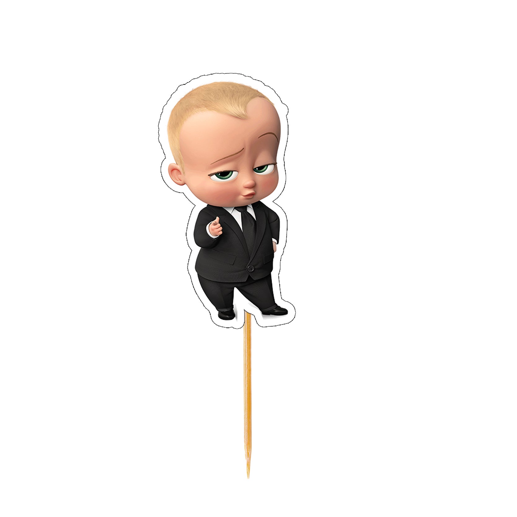 Boss Baby Cup Cake Topper – Jiggles Party Store