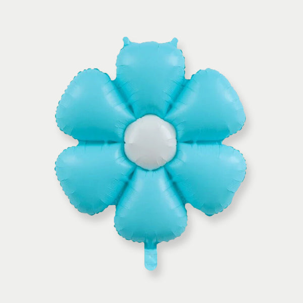 Daisy Flower Candy Color Foil Balloon (Blue) – Jiggles Party Store