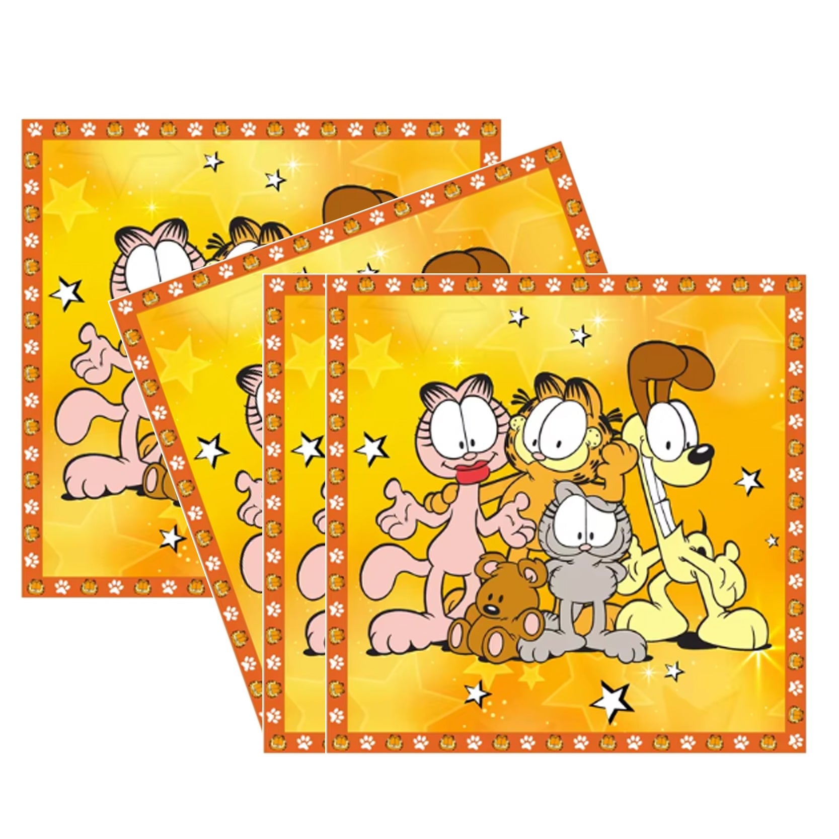 Garfield Theme Napkin – Jiggles Party Store
