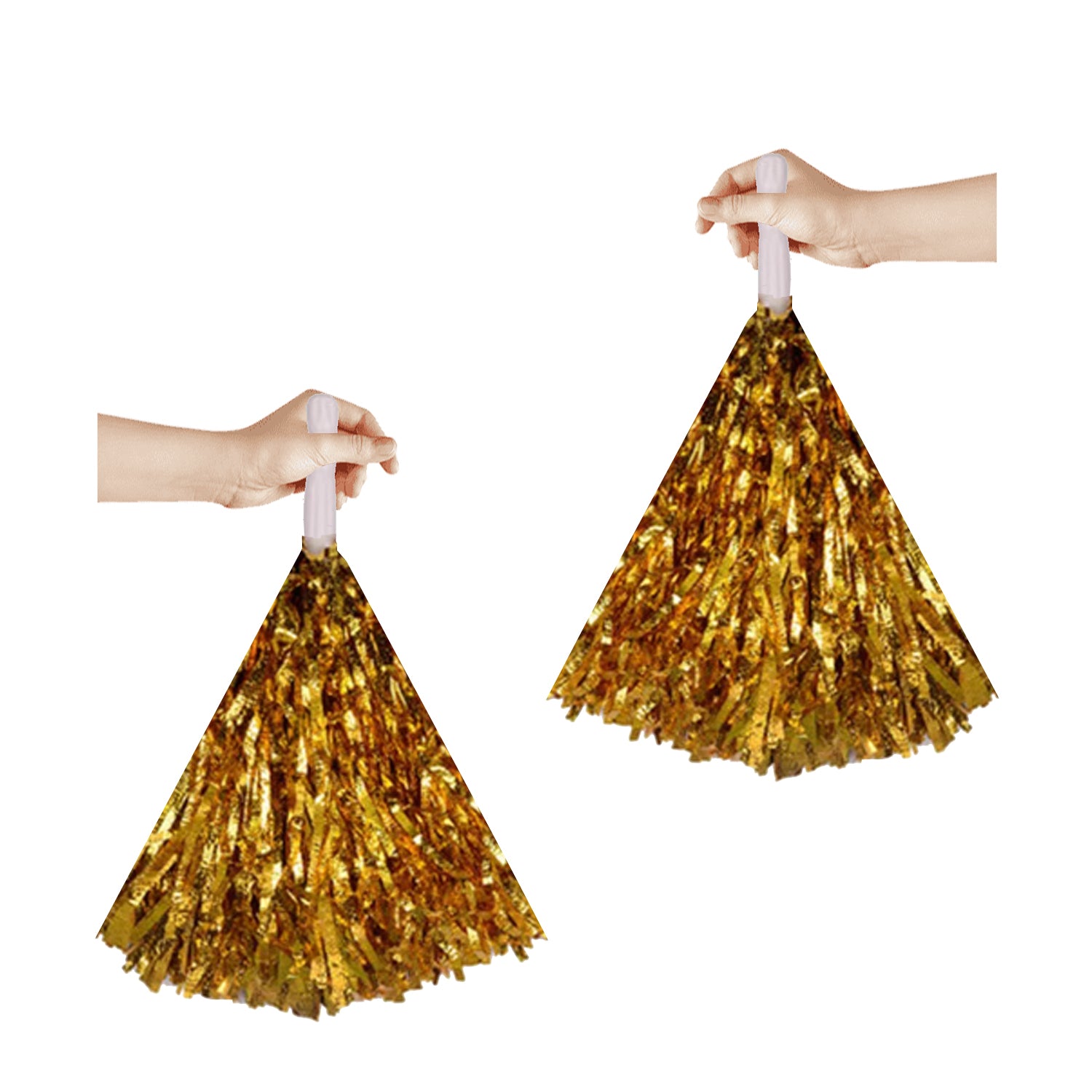 Cheerleading Pom Poms Thick & Thin Volume – Jiggles Party Store