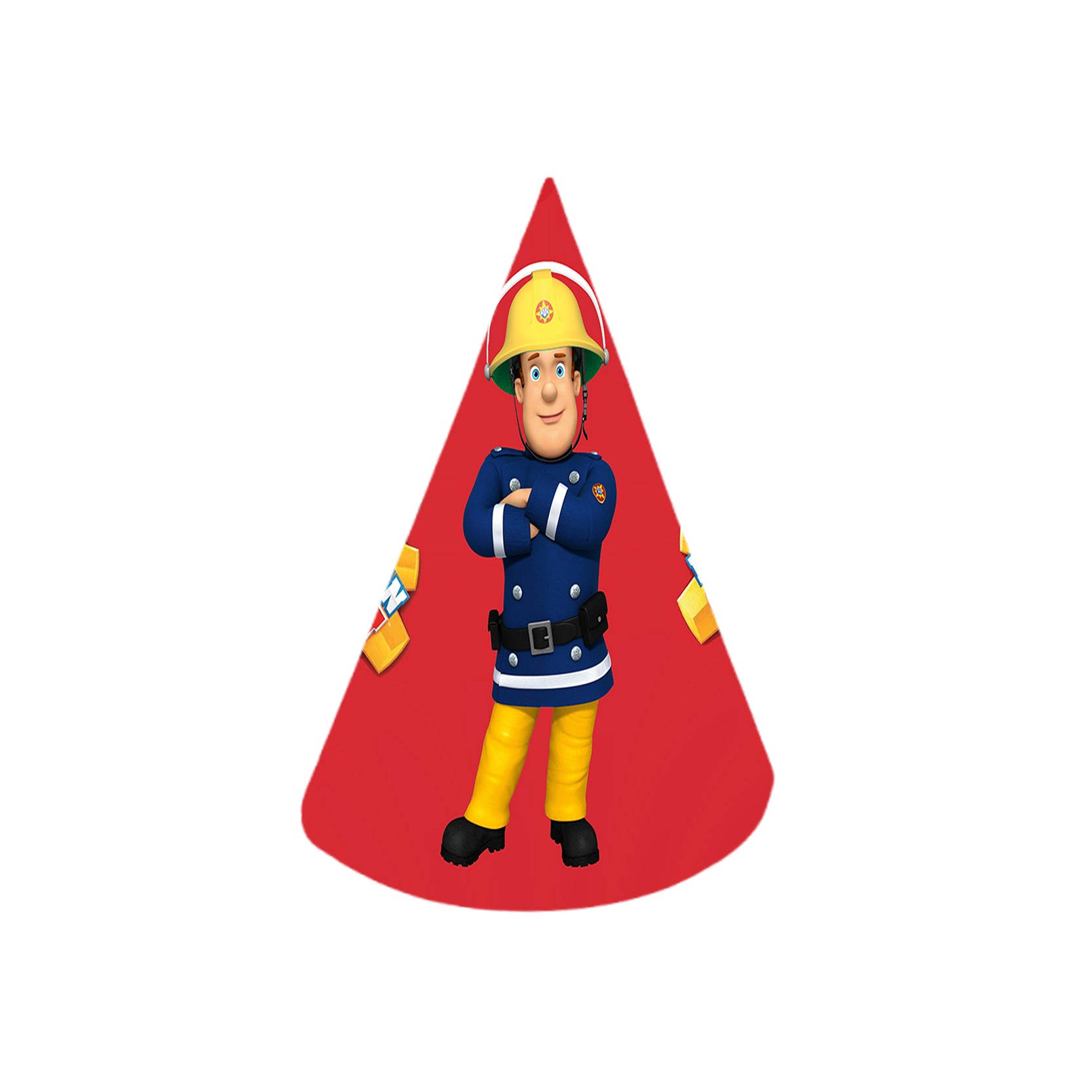 FireMan Sam Paper Hats – Jiggles Party Store