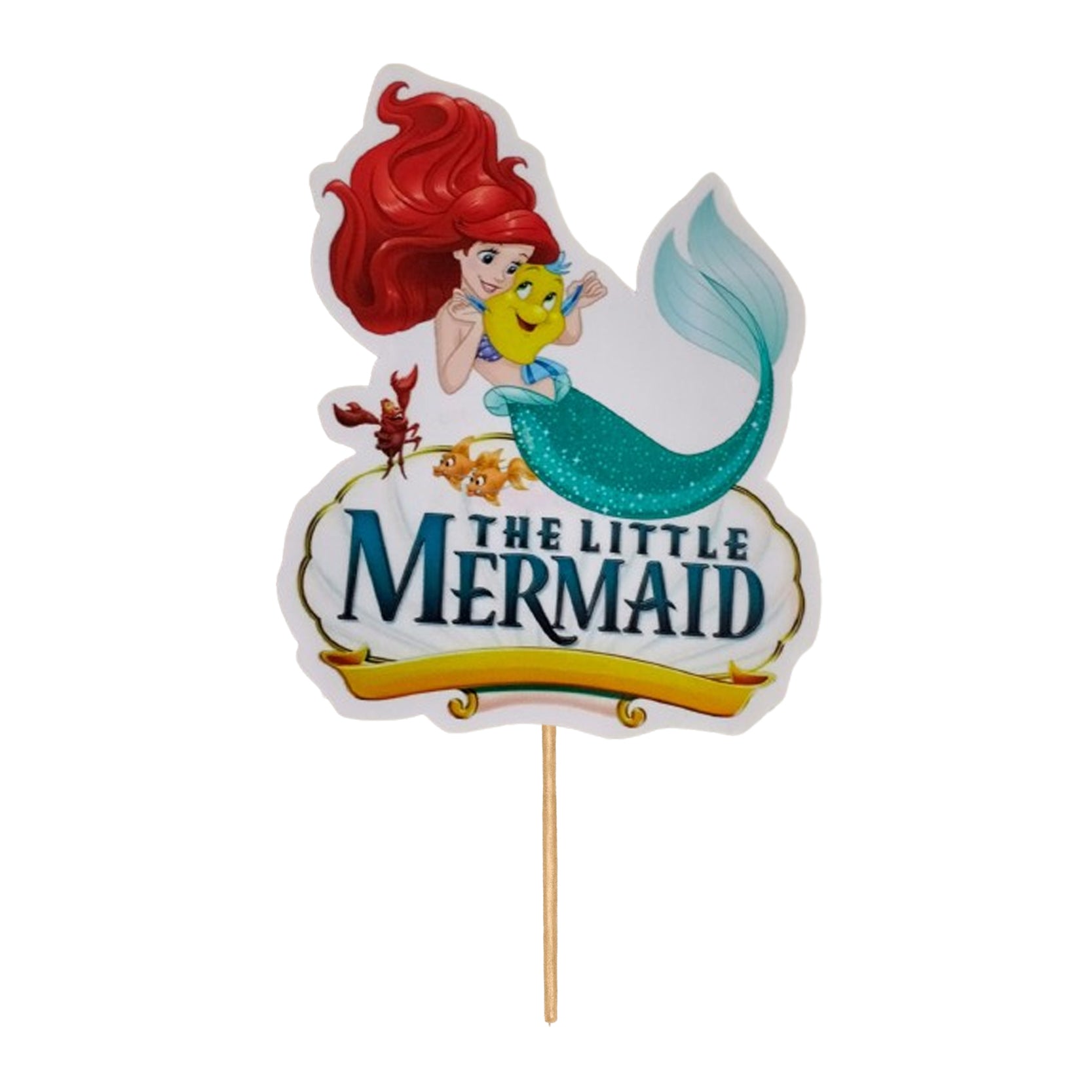 Ariel Mermaid Cake Topper – Jiggles Party Store