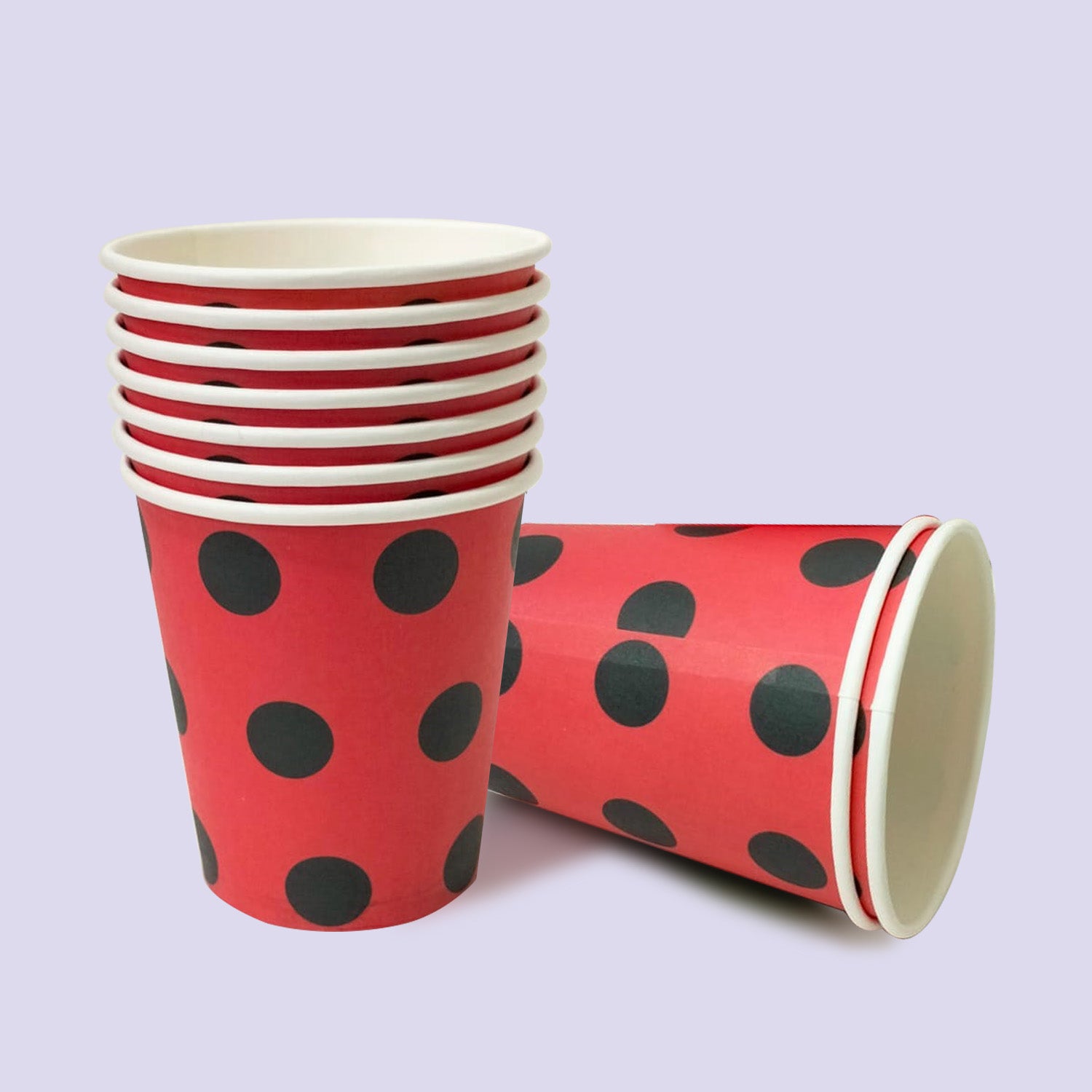 Ladybug Theme Paper Cup – Jiggles Party Store