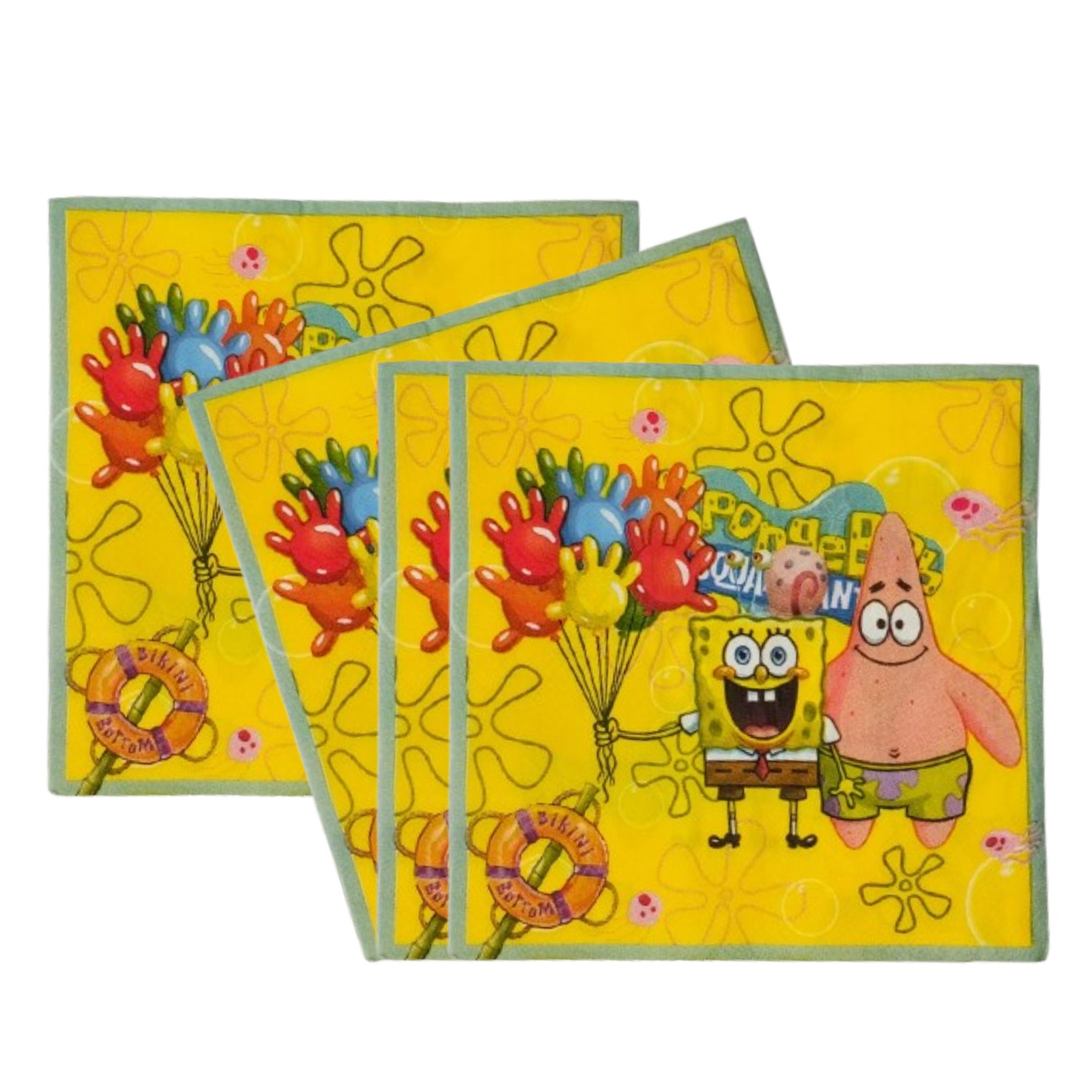 Sponge Bob Them Napkins – Jiggles Party Store
