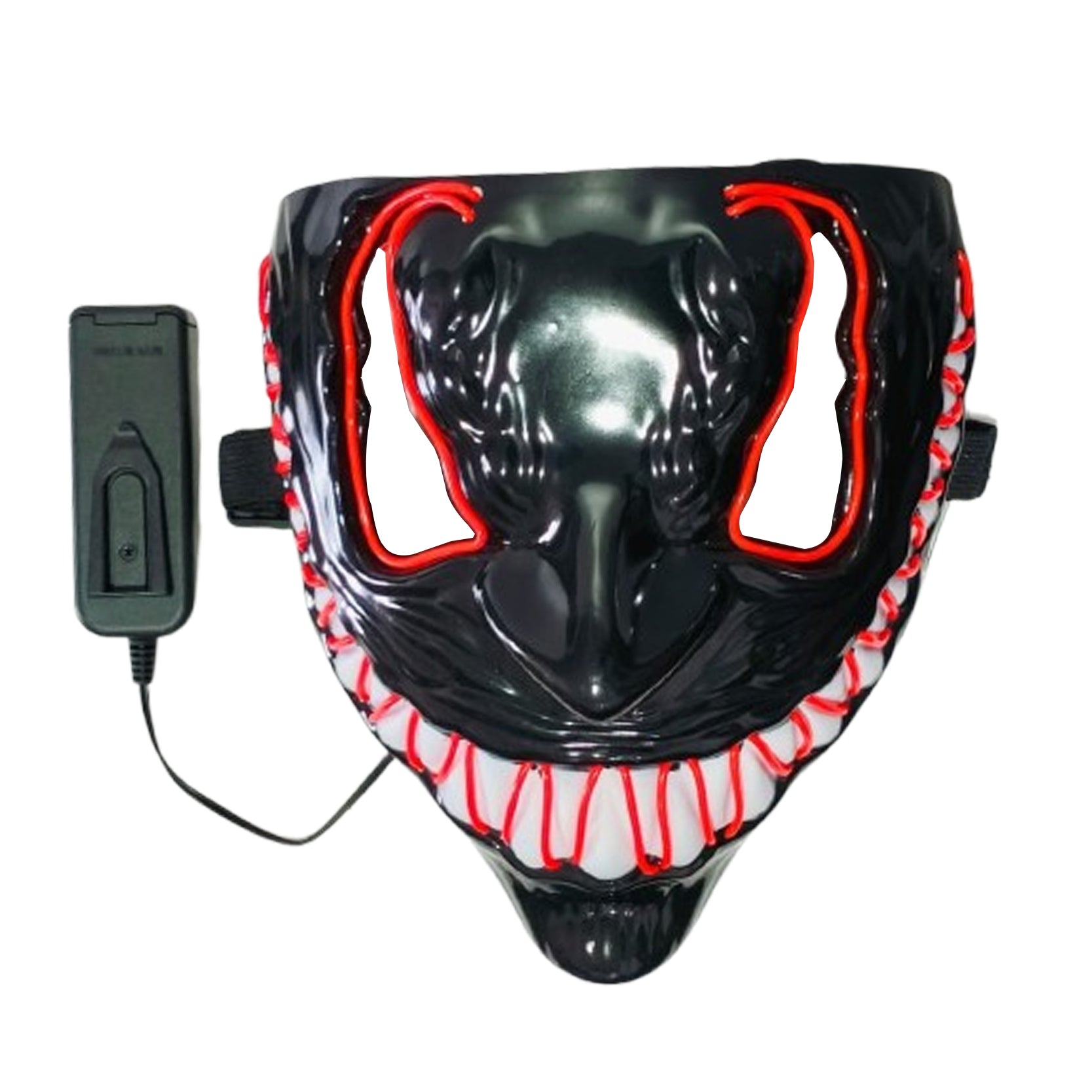LED Orange Light up Mask – Jiggles Party Store