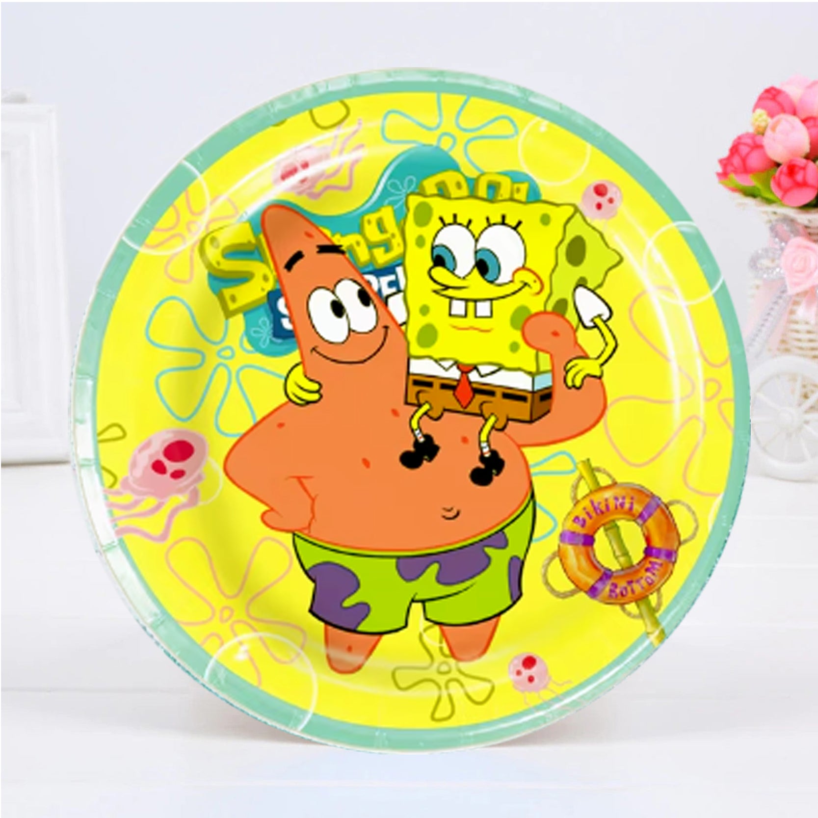 Sponge Bob Them Paper Plate – Jiggles Party Store