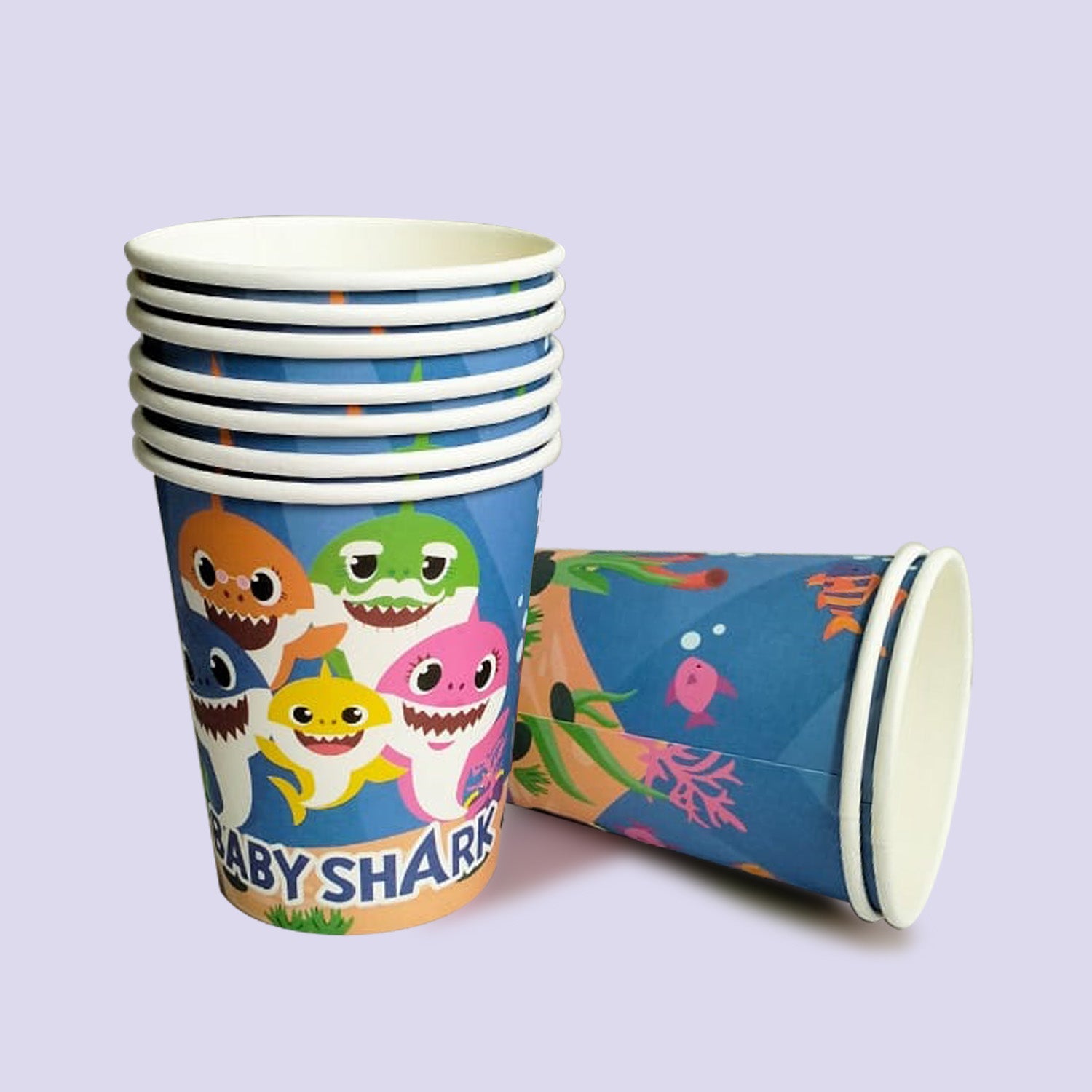 Baby Shark Paper Cup – Jiggles Party Store