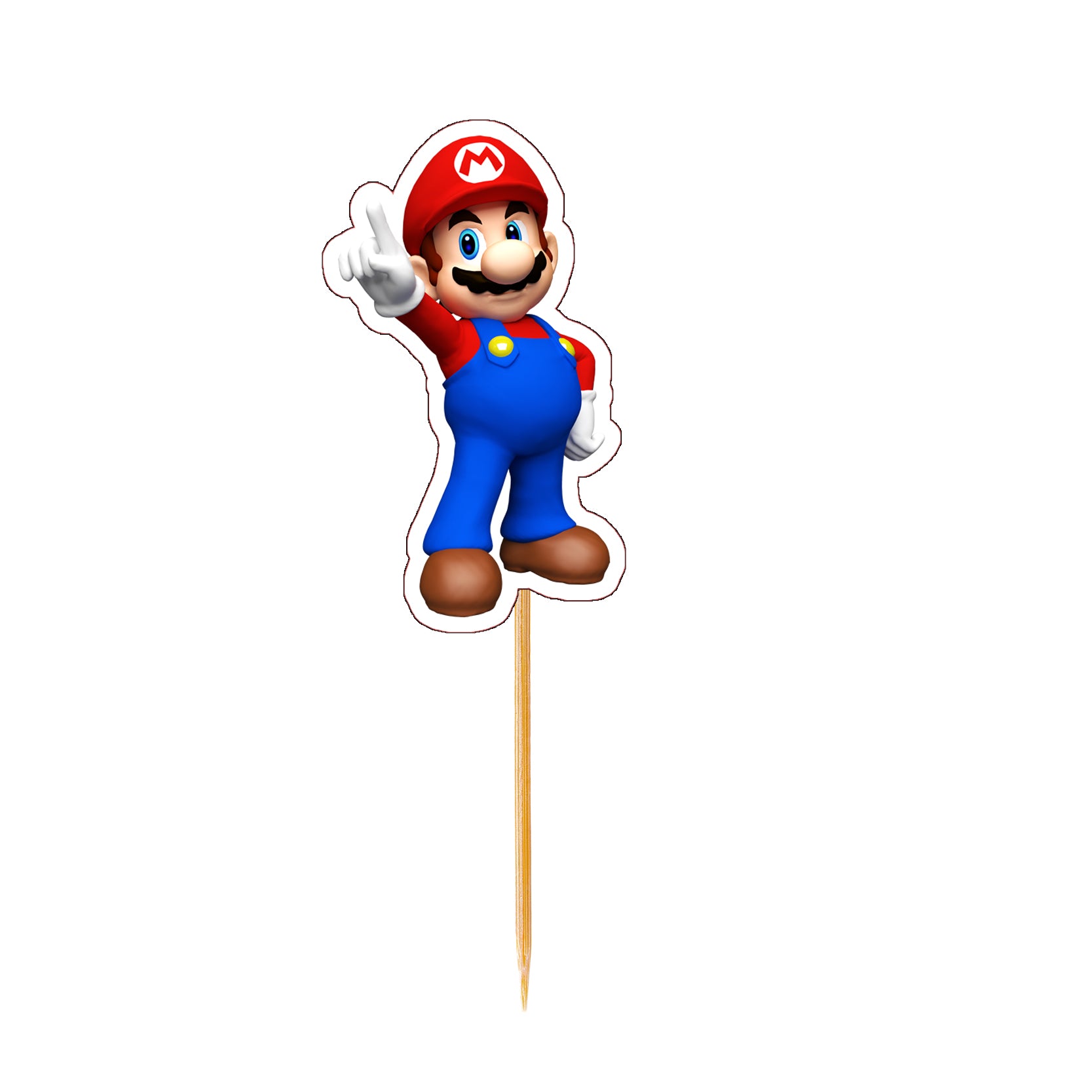 Super Mario Cup Cake Topper – Jiggles Party Store