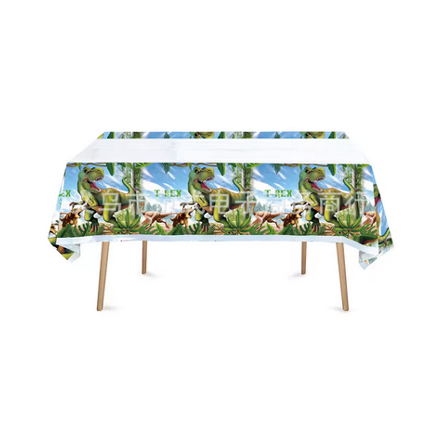 Dino Theme Table Cover – Jiggles Party Store