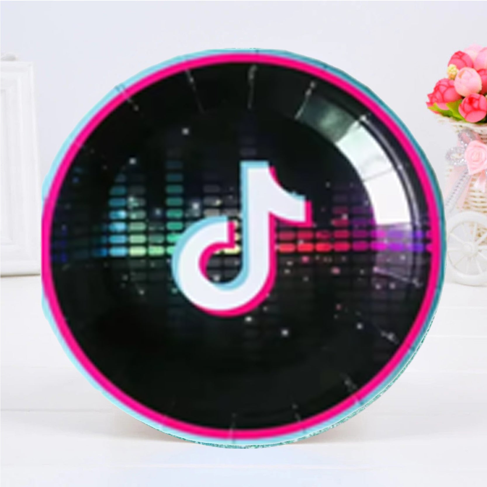Tik Tok Theme Paper Plate – Jiggles Party Store