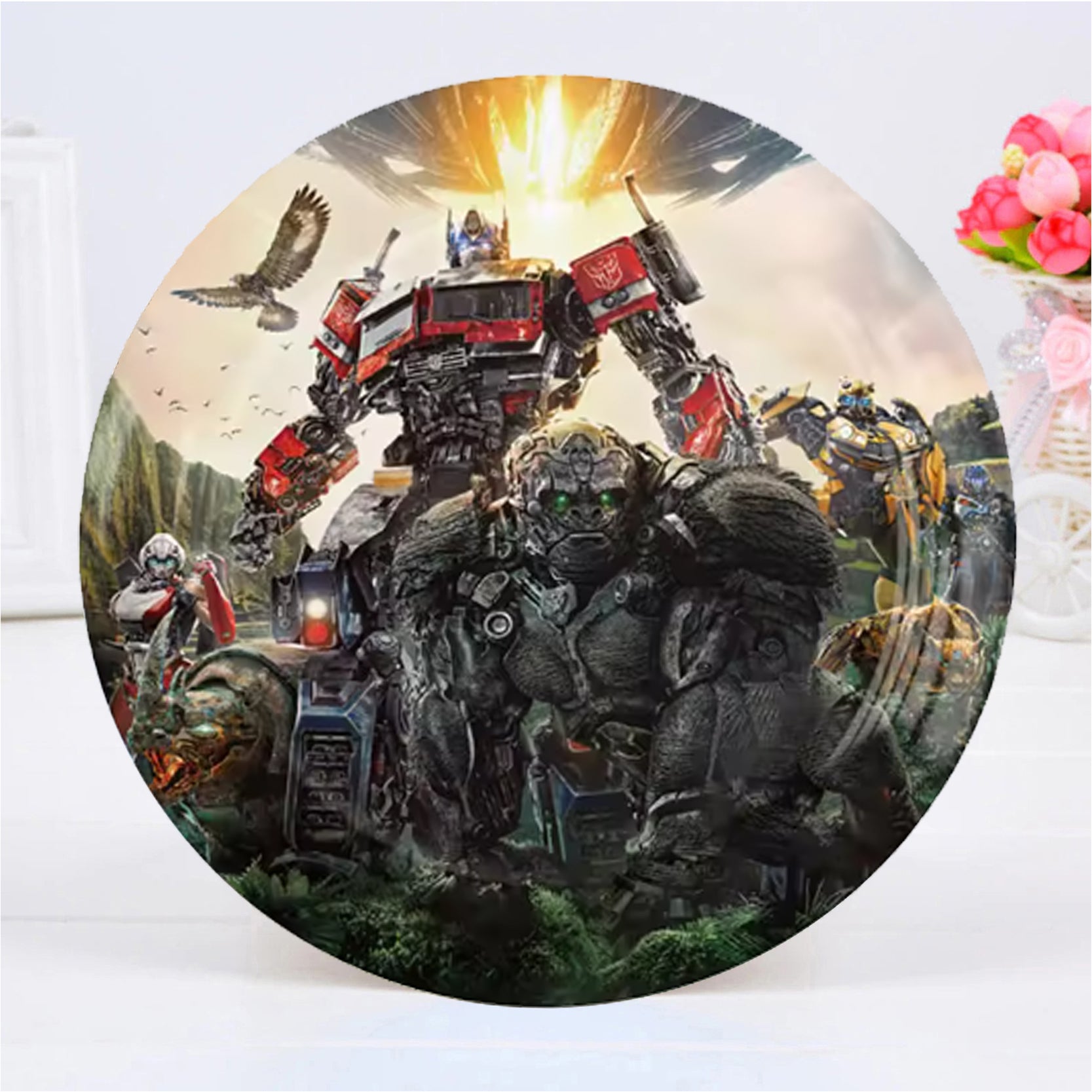 Transformer Theme Paper Plate – Jiggles Party Store