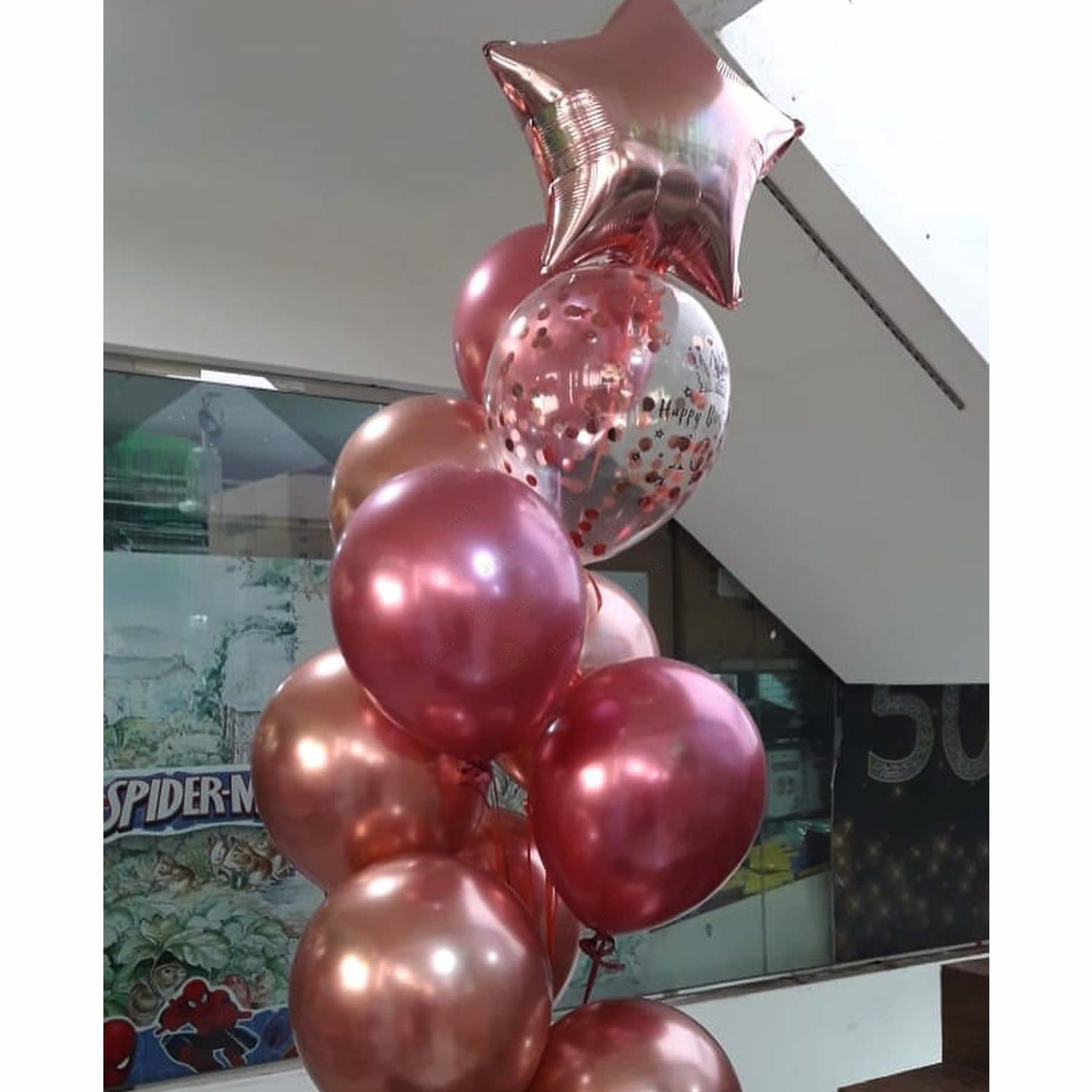 Rose Gold Blend Bouquet – Jiggles Party Store