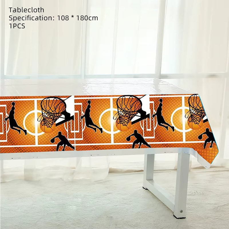Basketball Table Cover – Jiggles Party Store