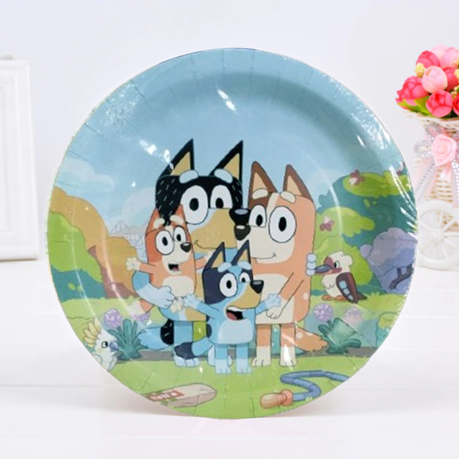 Bluey Paper Plate – Jiggles Party Store