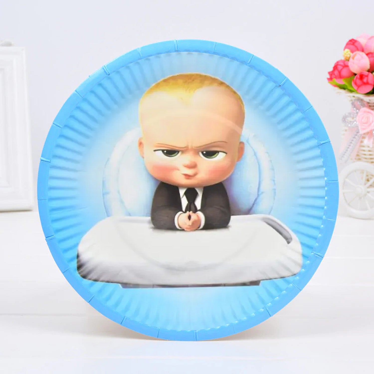 Boss Baby Paper Plate – Jiggles Party Store