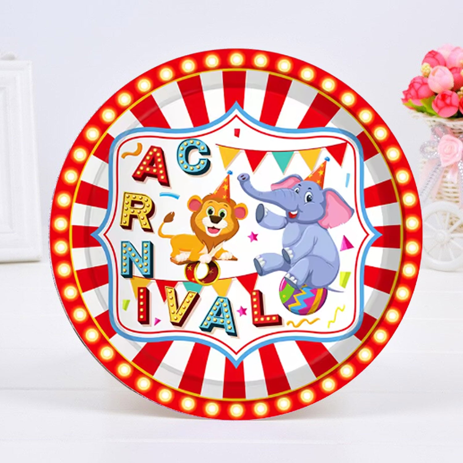 Circus Carnival Paper Plate – Jiggles Party Store
