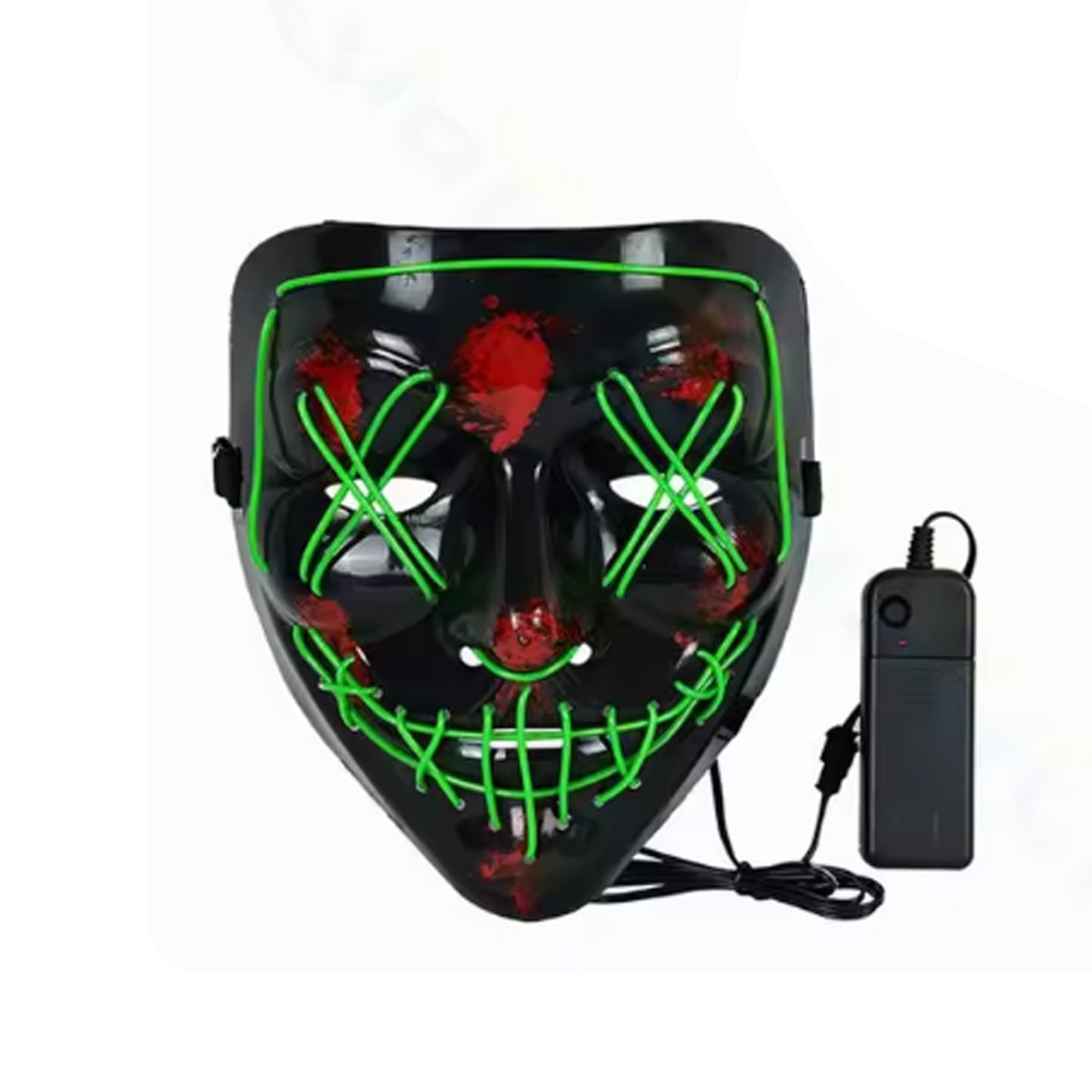 LED Green Light up Mask – Jiggles Party Store