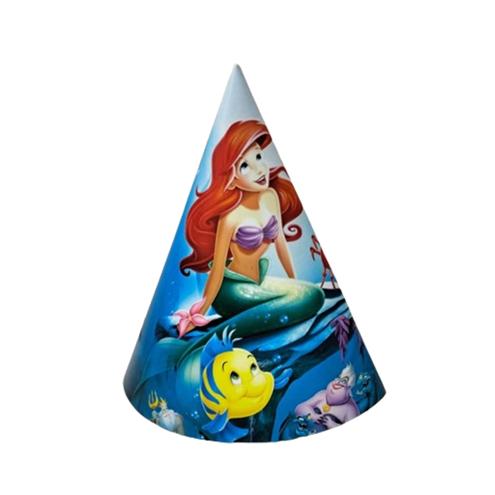 Disney Little Mermaid Theme Paper Hats – Jiggles Party Store