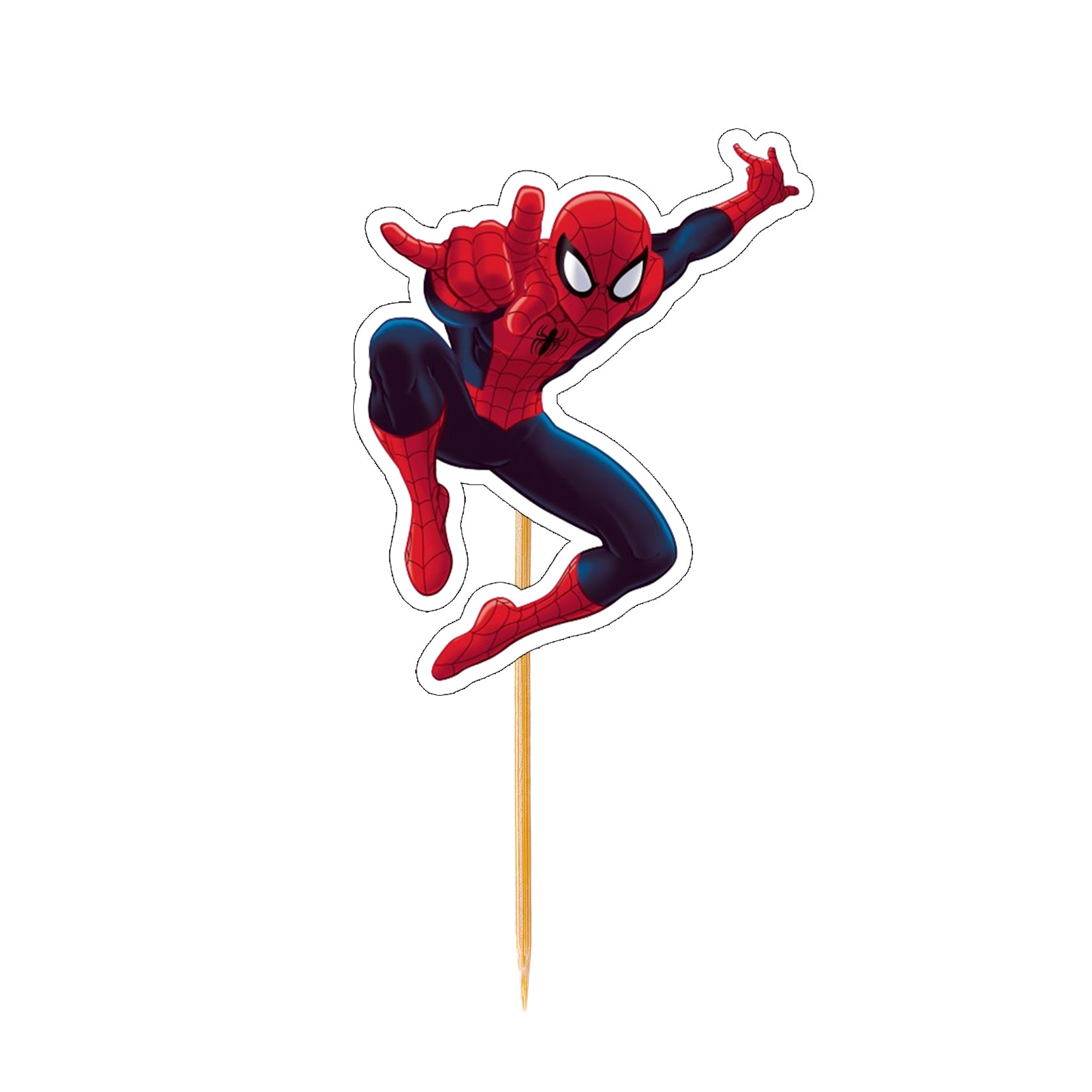 Spider Man Cup Cake Topper – Jiggles Party Store