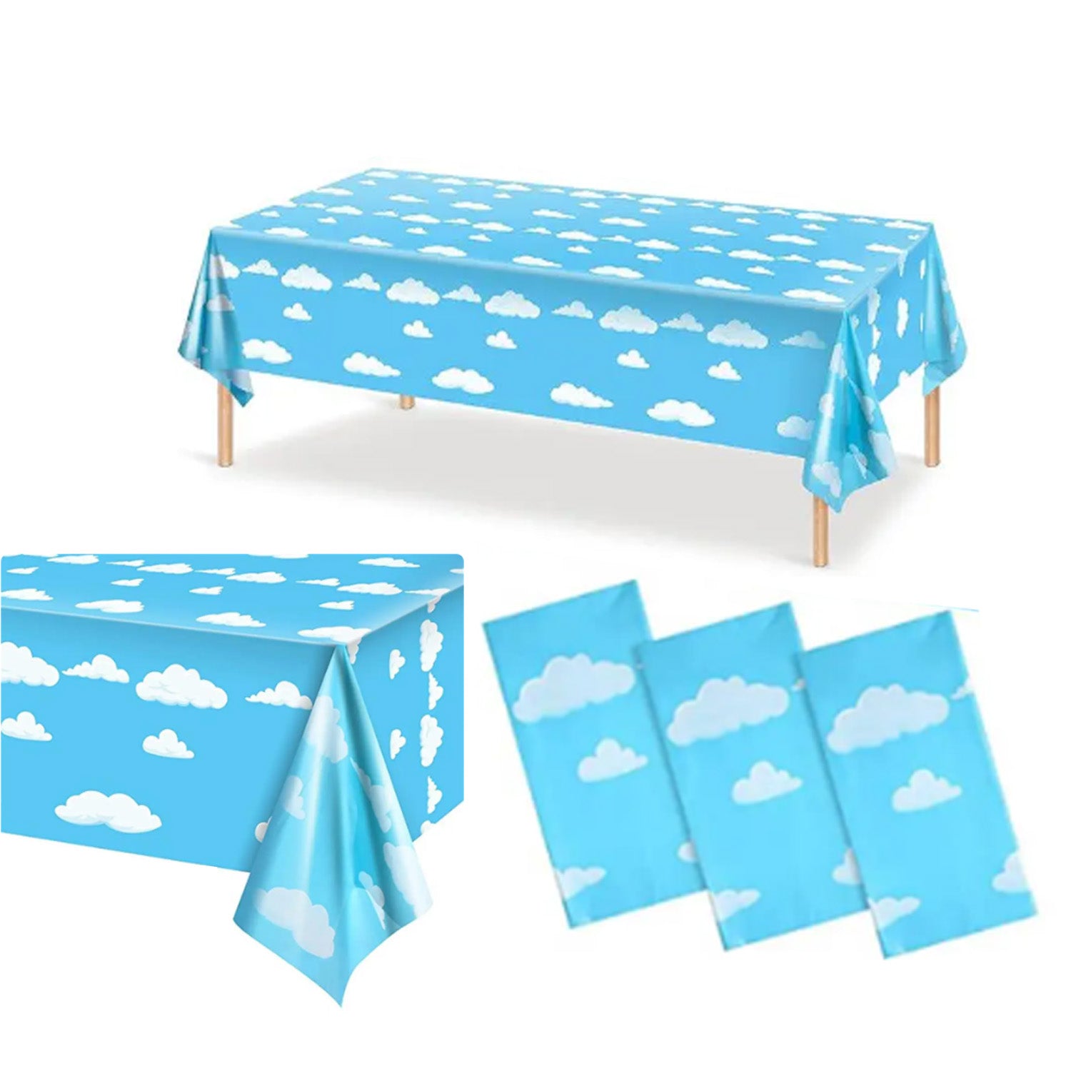 Cloud Theme Tablecloth – Jiggles Party Store