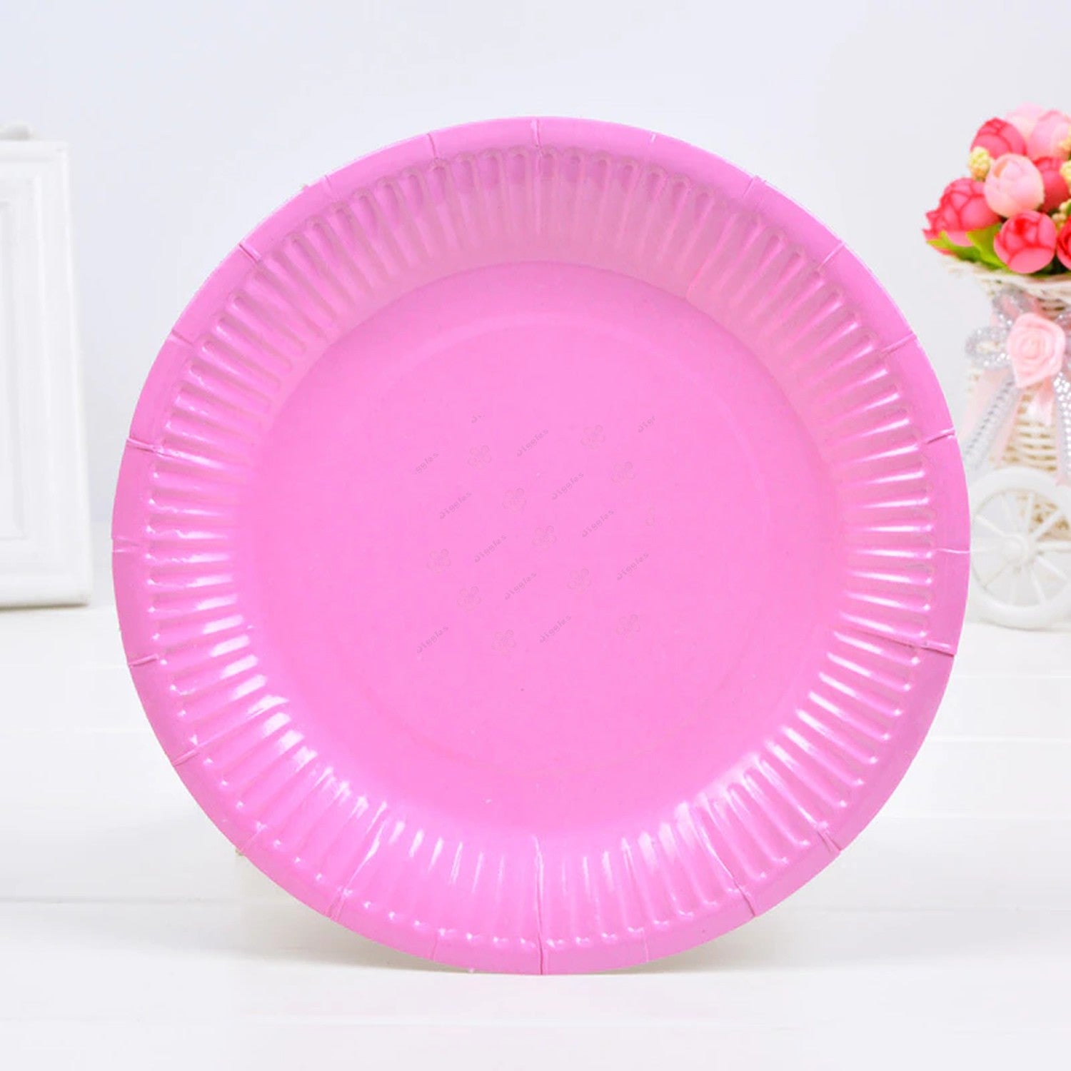 Light Pink Paper Plates – Jiggles Party Store