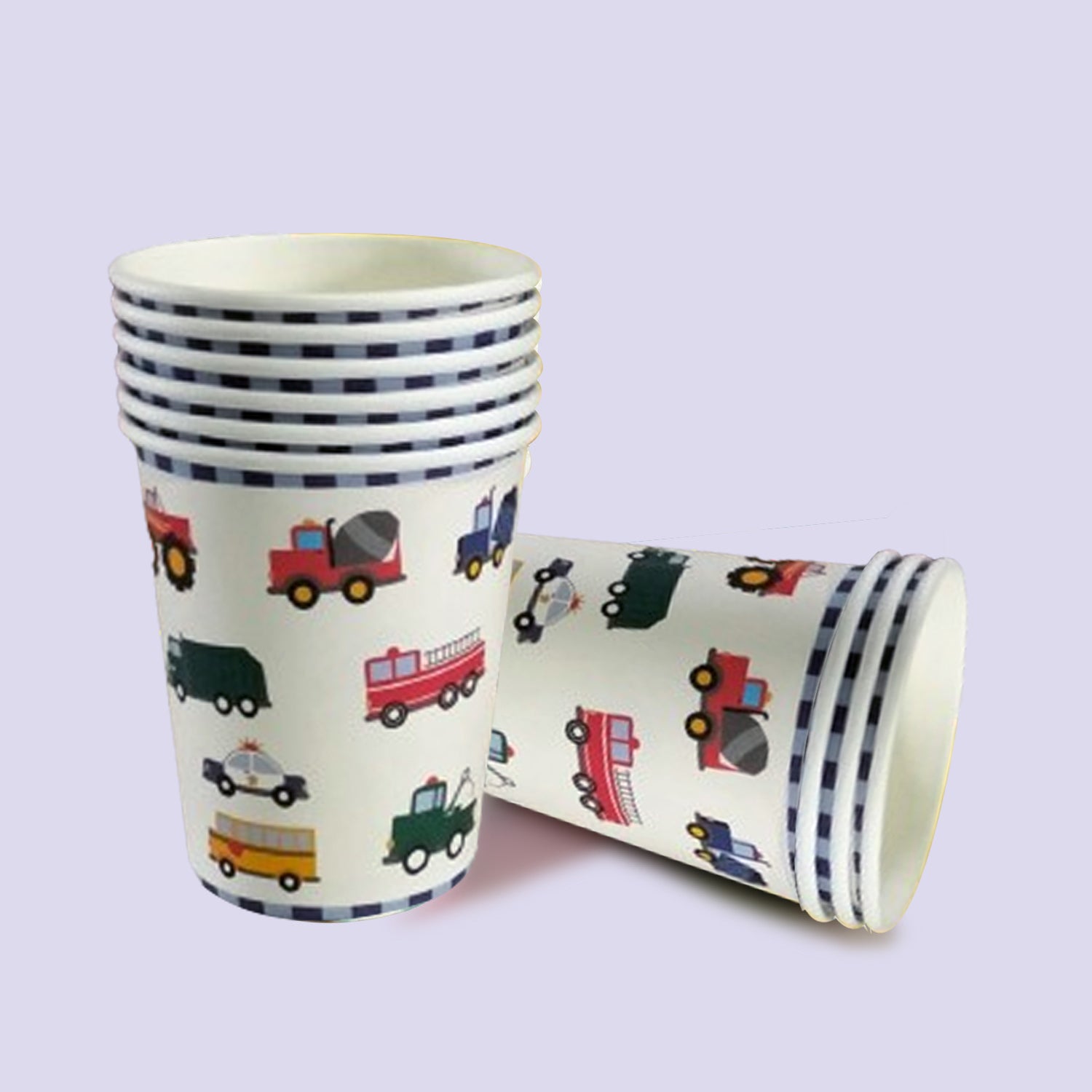 Transport Themes Paper Cup – Jiggles Party Store